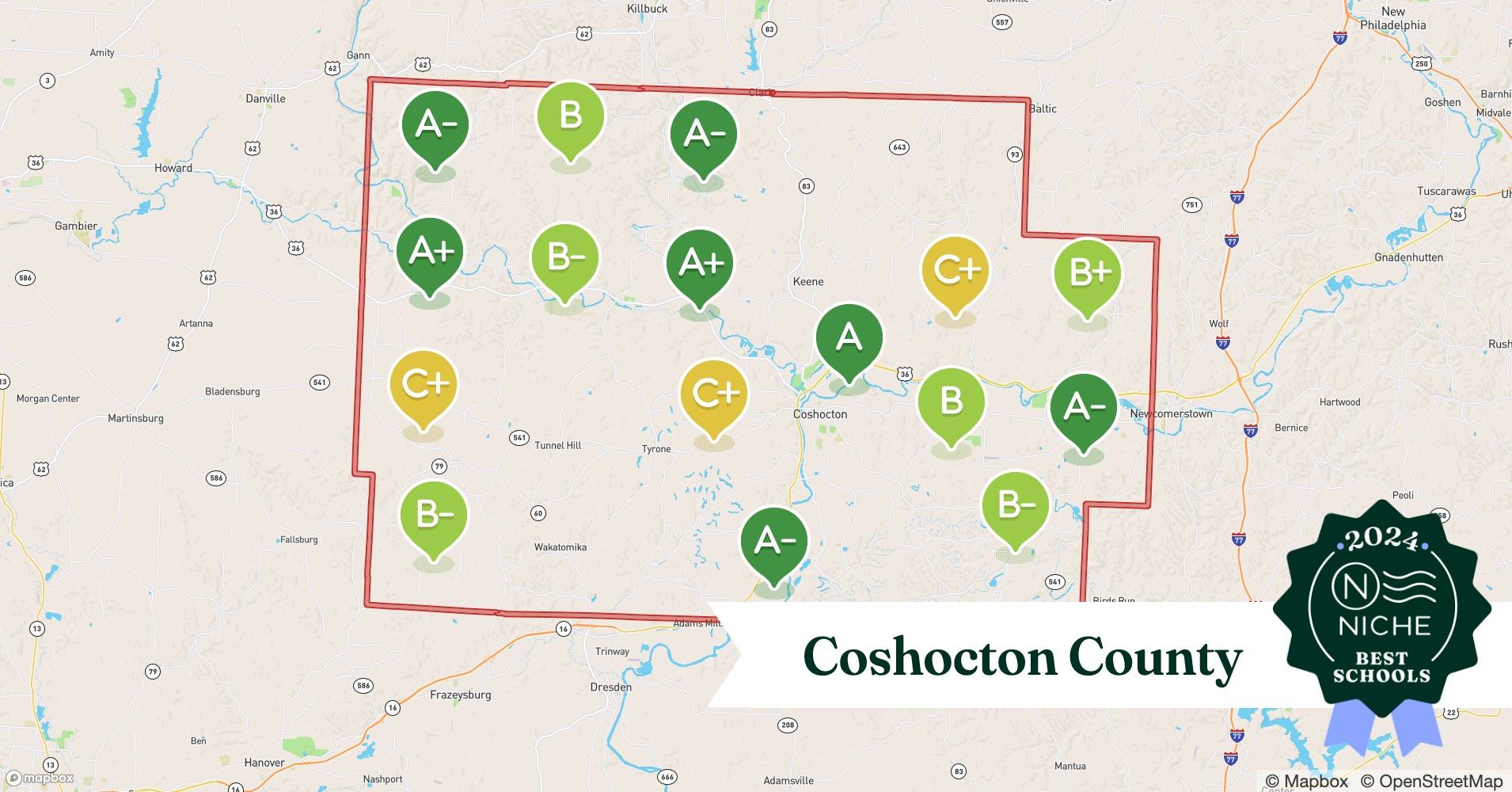 School Districts in Coshocton County, OH - Niche