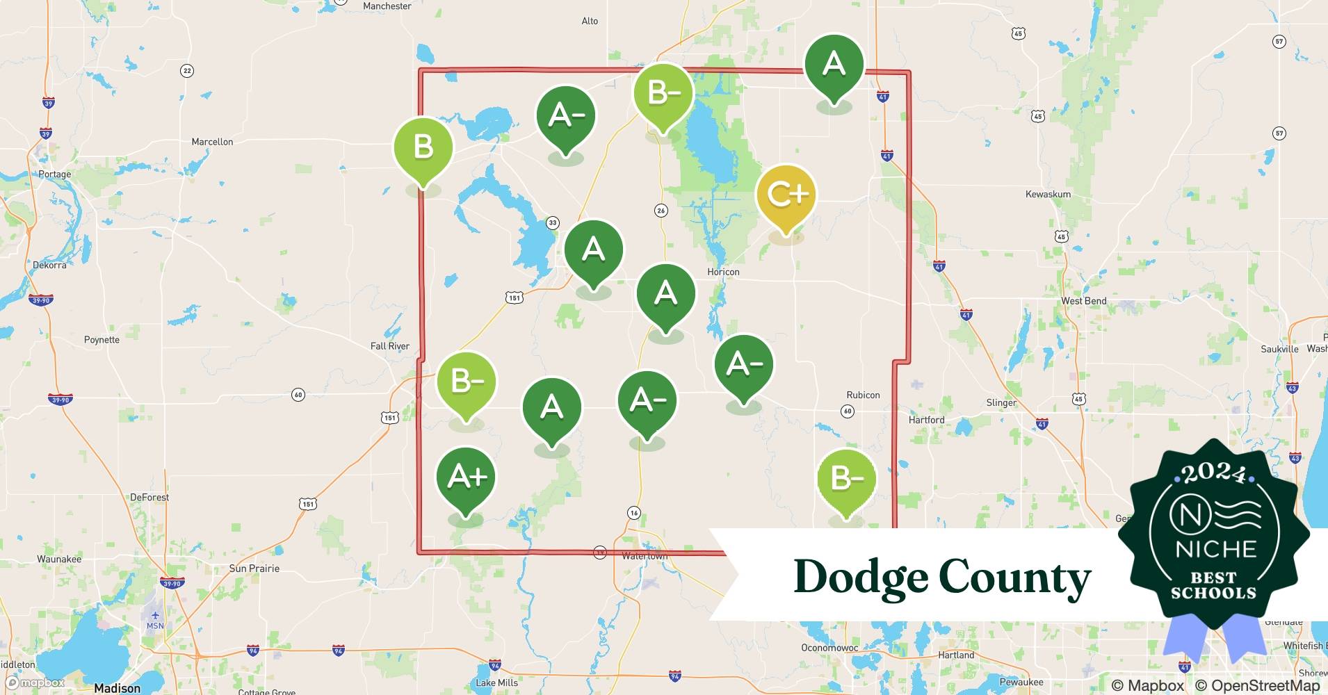 School Districts in Dodge County, WI - Niche