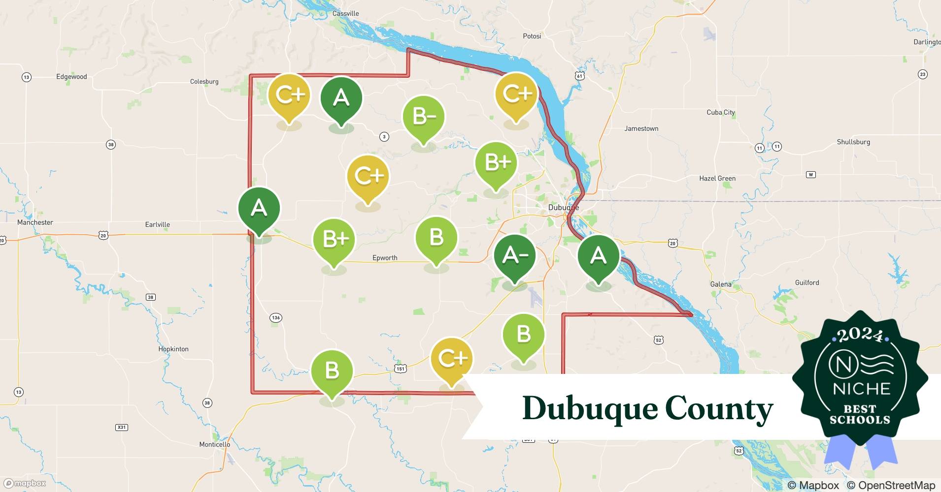 School Districts in Dubuque County, IA - Niche