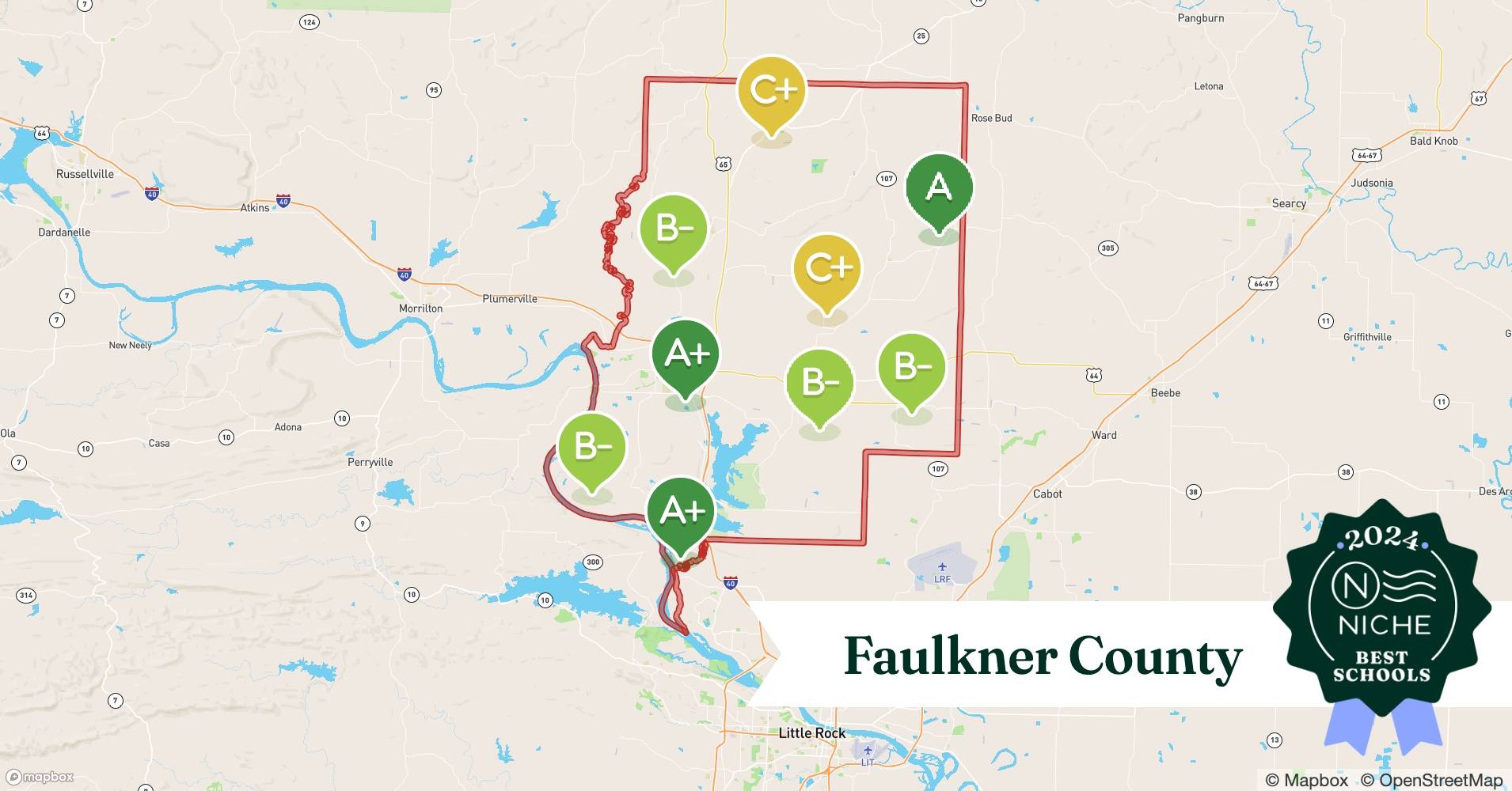 K-12 Schools in Faulkner County, AR - Niche