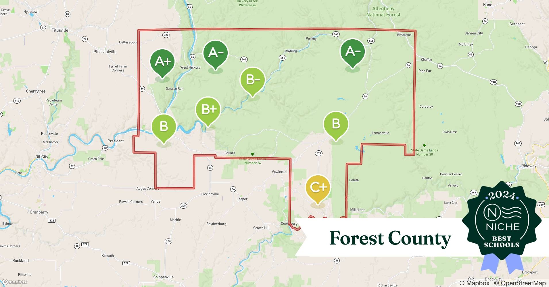 School Districts in Forest County, PA - Niche