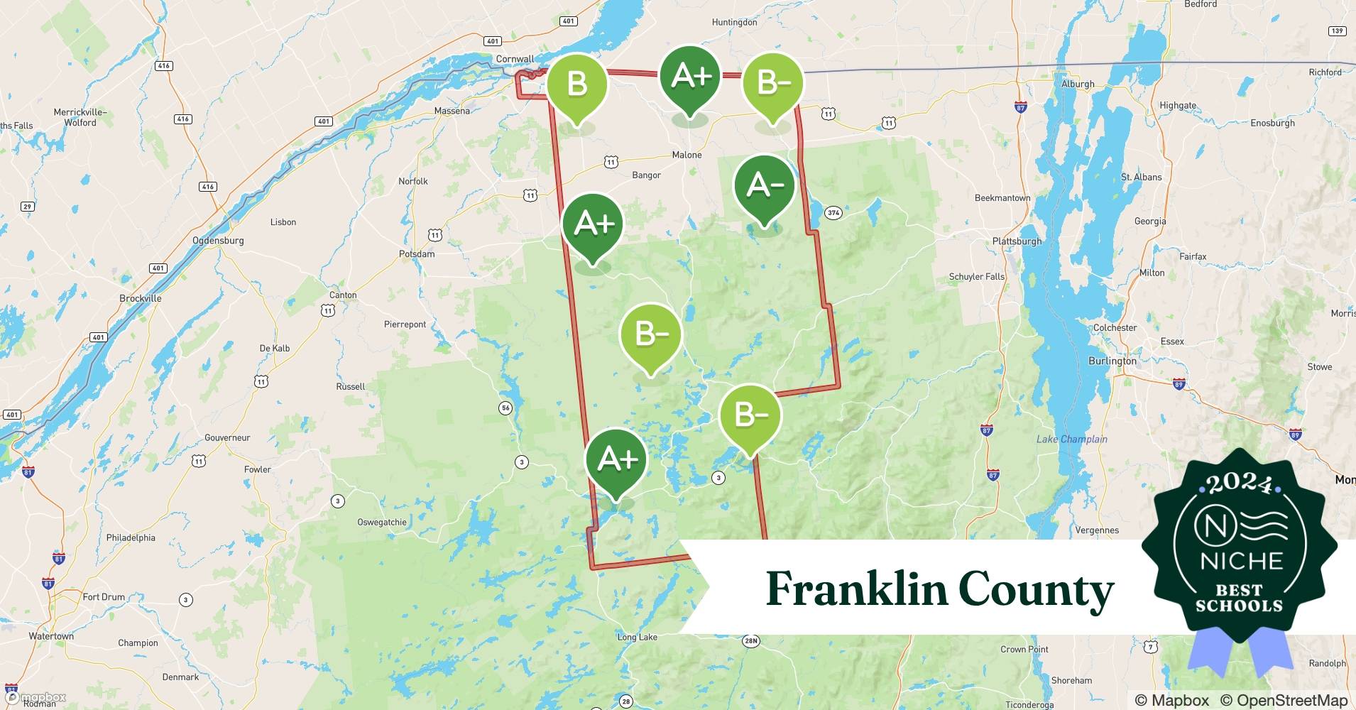 School Districts in Franklin County, NY - Niche