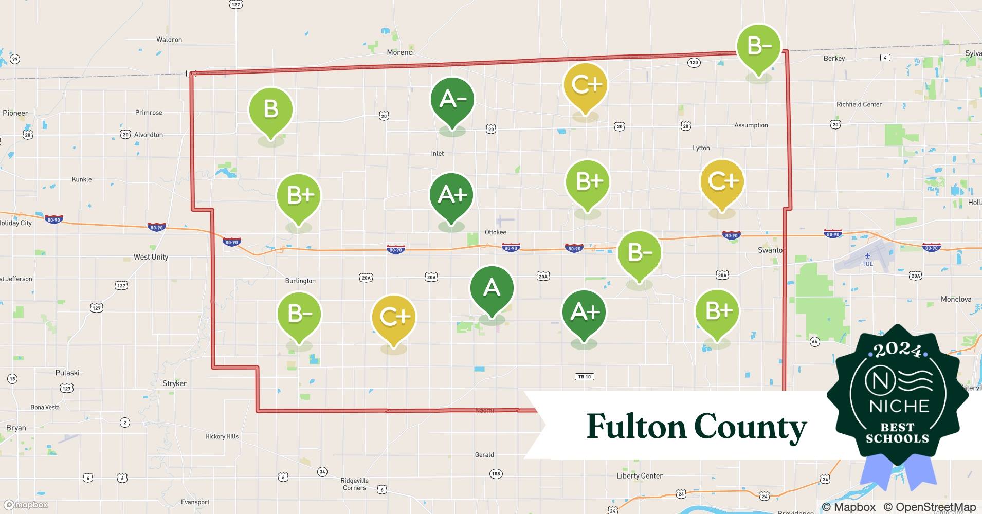 K-12 Schools in Fulton County, OH - Niche
