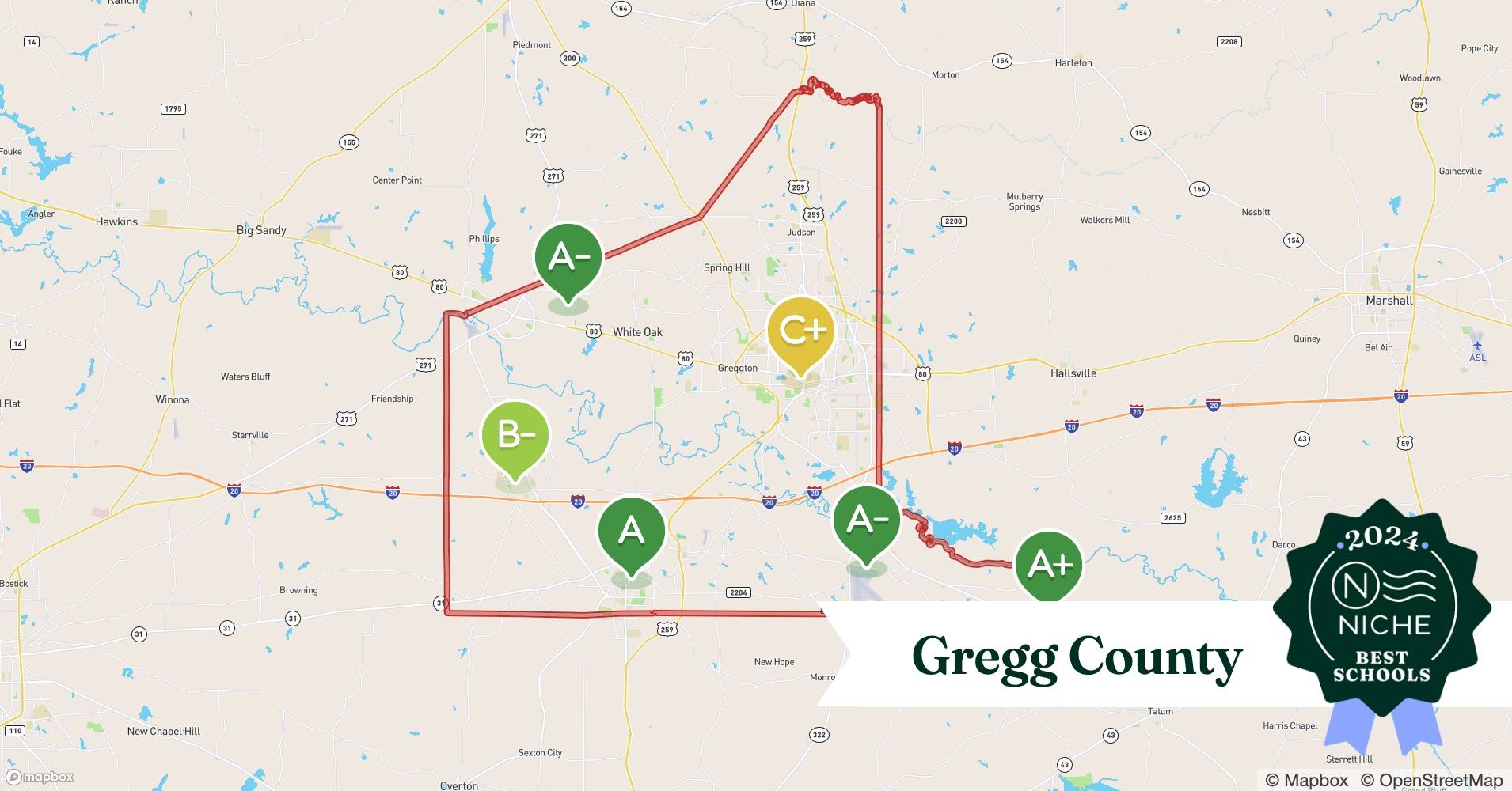 School Districts in Gregg County, TX - Niche