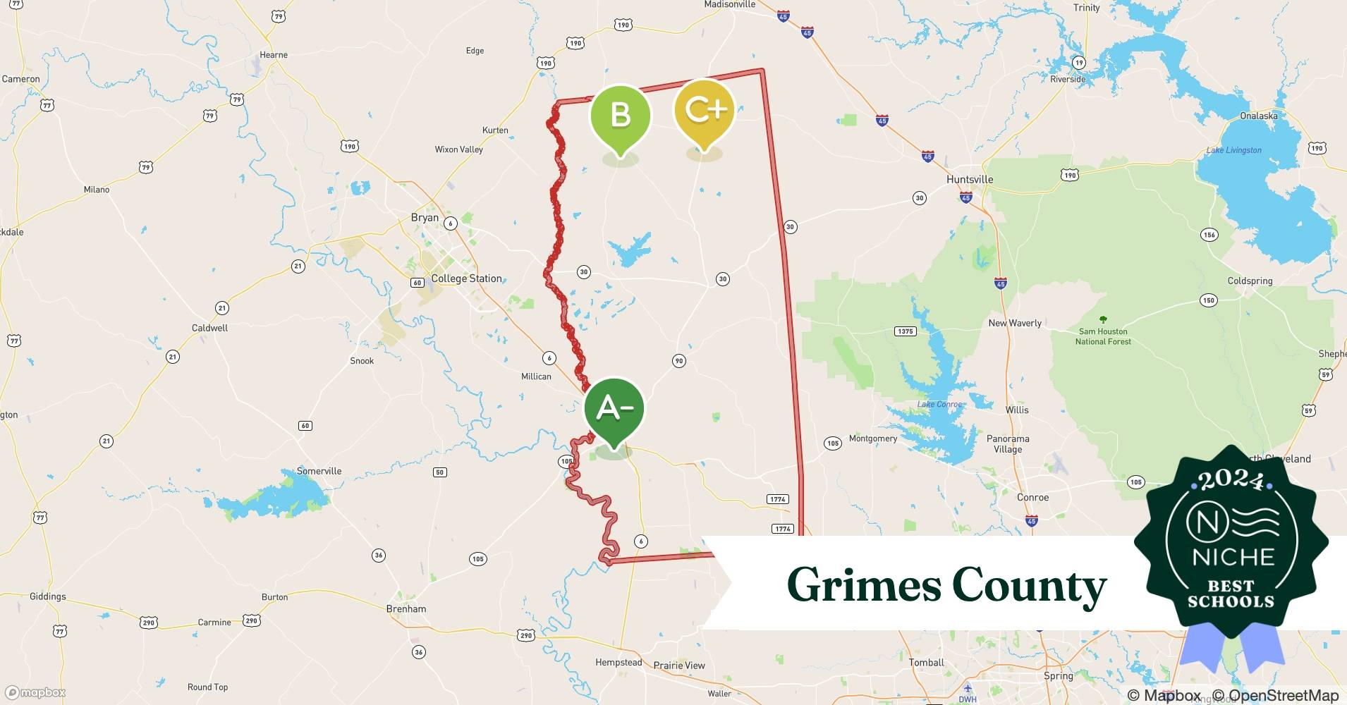 School Districts in Grimes County, TX - Niche
