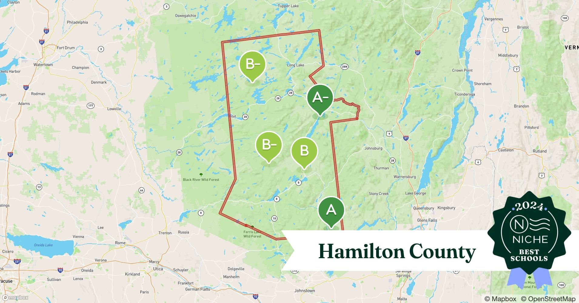 K-12 Schools in Hamilton County, NY - Niche