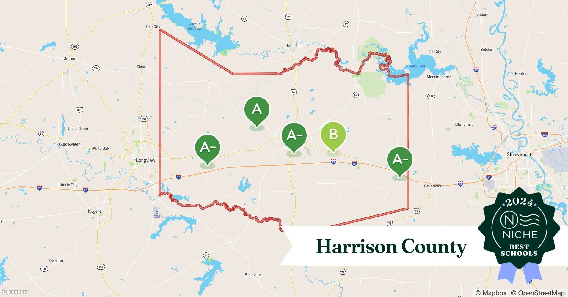 School Districts in Harrison County, TX - Niche