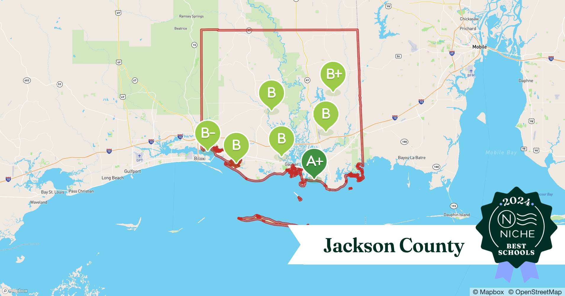 School Districts in Jackson County, MS - Niche