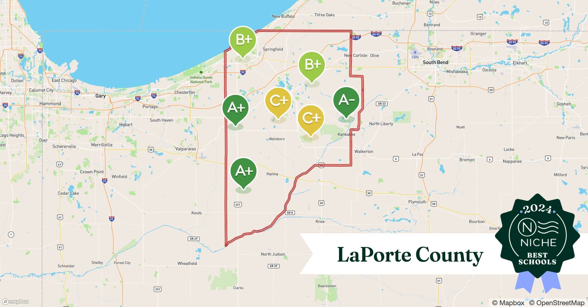 K-12 Schools in LaPorte County, IN - Niche