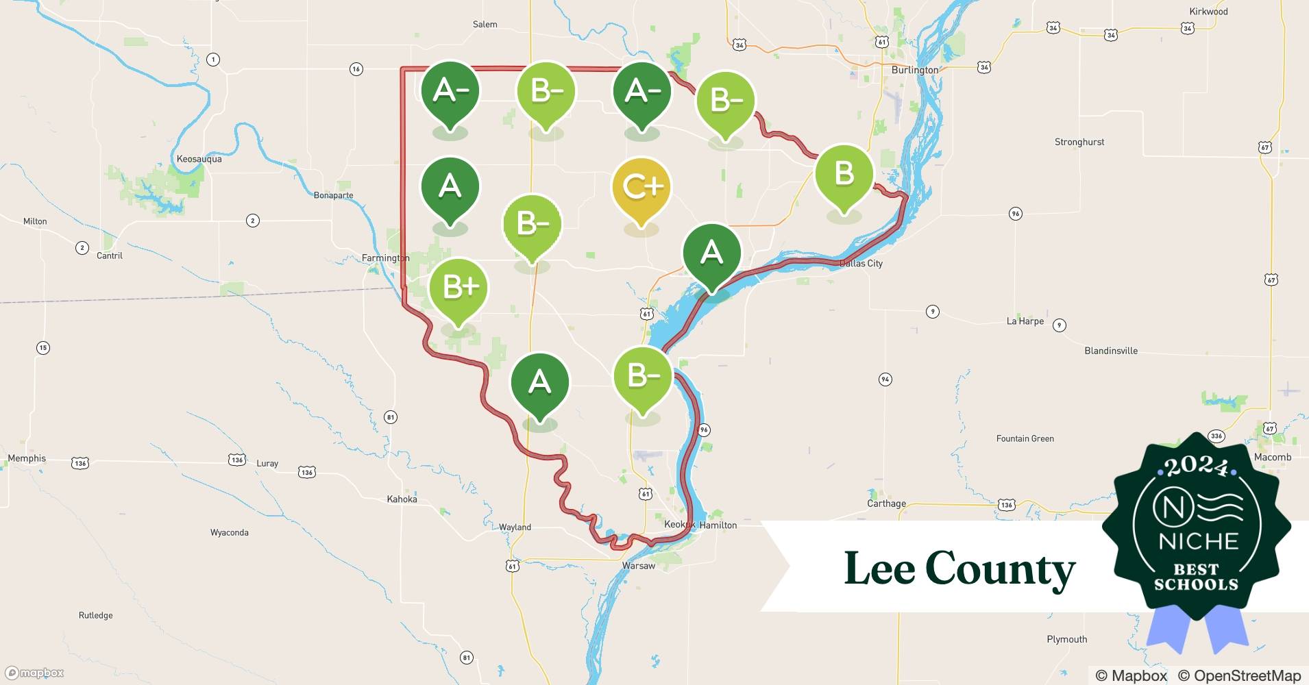 K-12 Schools in Lee County, IA - Niche