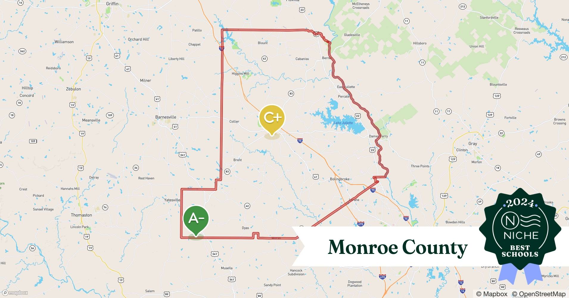 K-12 Schools in Monroe County, GA - Niche