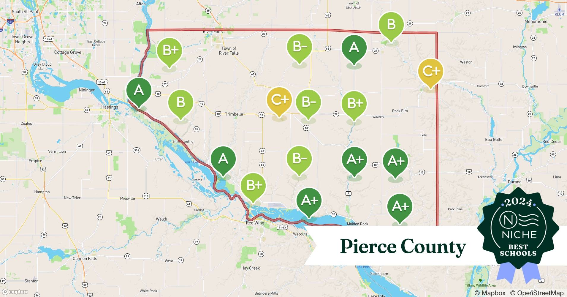 School Districts in Pierce County, WI - Niche