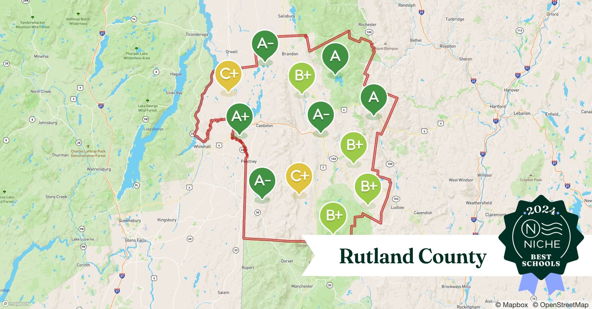 School Districts in Rutland County, VT - Niche