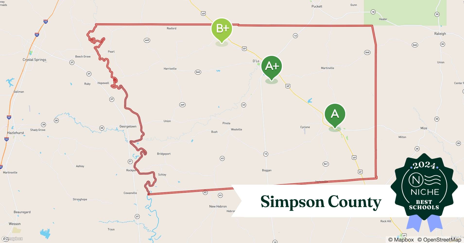School Districts in Simpson County, MS - Niche