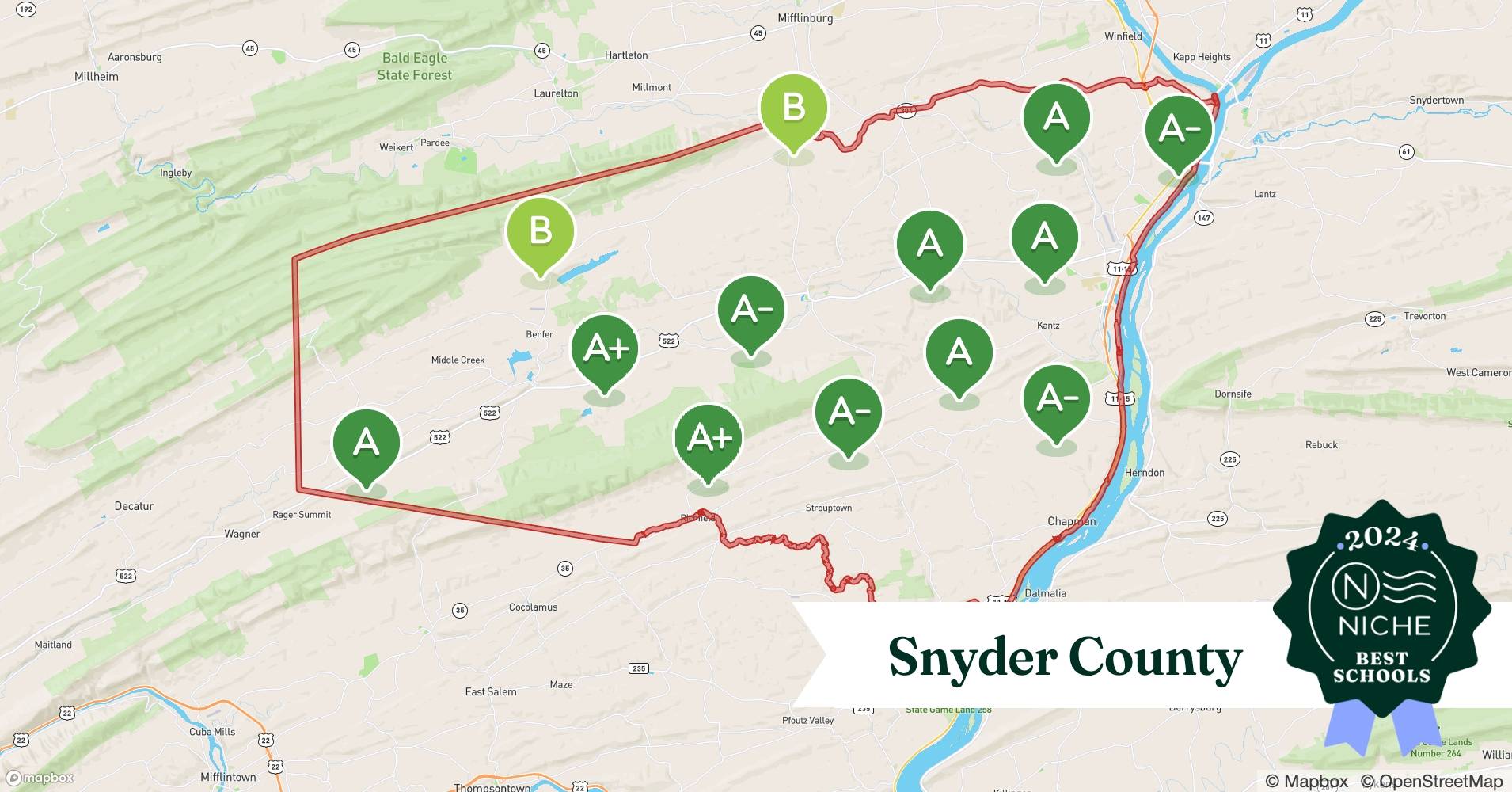 School Districts in Snyder County, PA - Niche