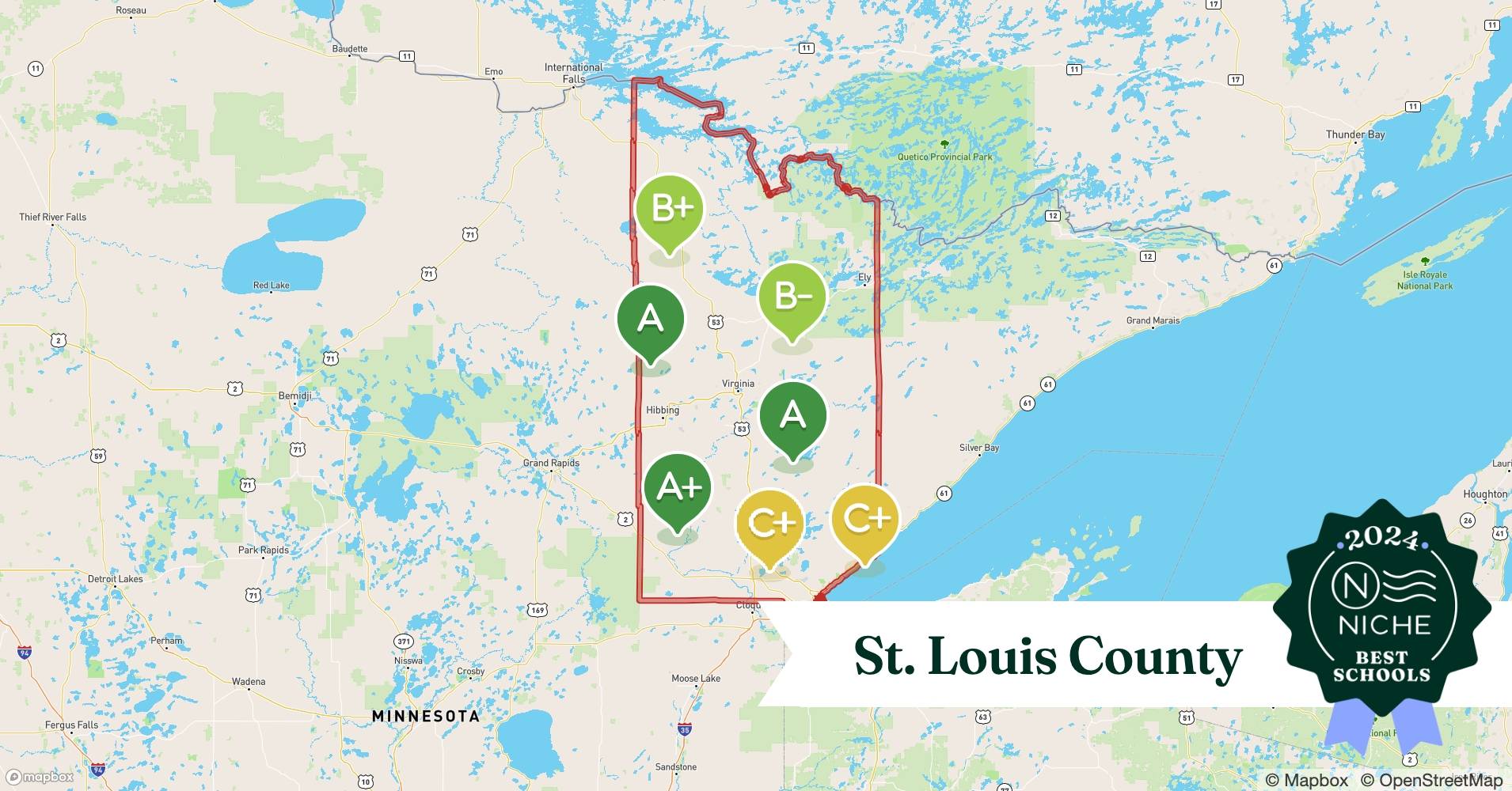 School Districts In St Louis County Mn Niche