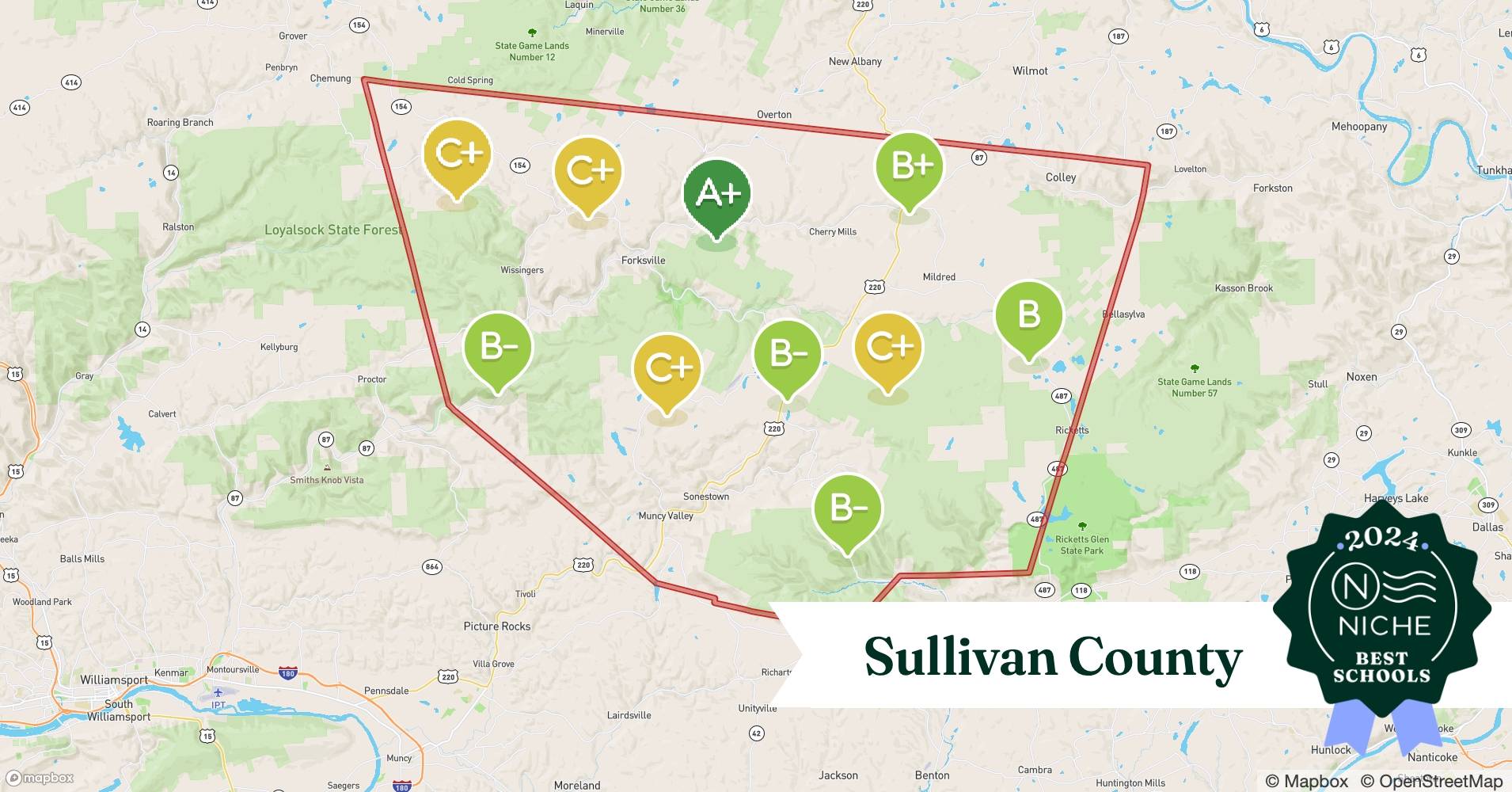 School Districts in Sullivan County, PA - Niche