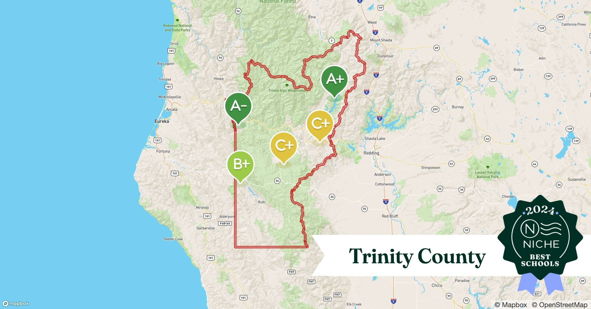 School Districts in Trinity County, CA - Niche