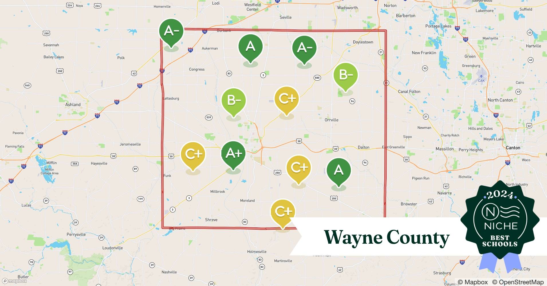 School Districts in Wayne County, OH - Niche